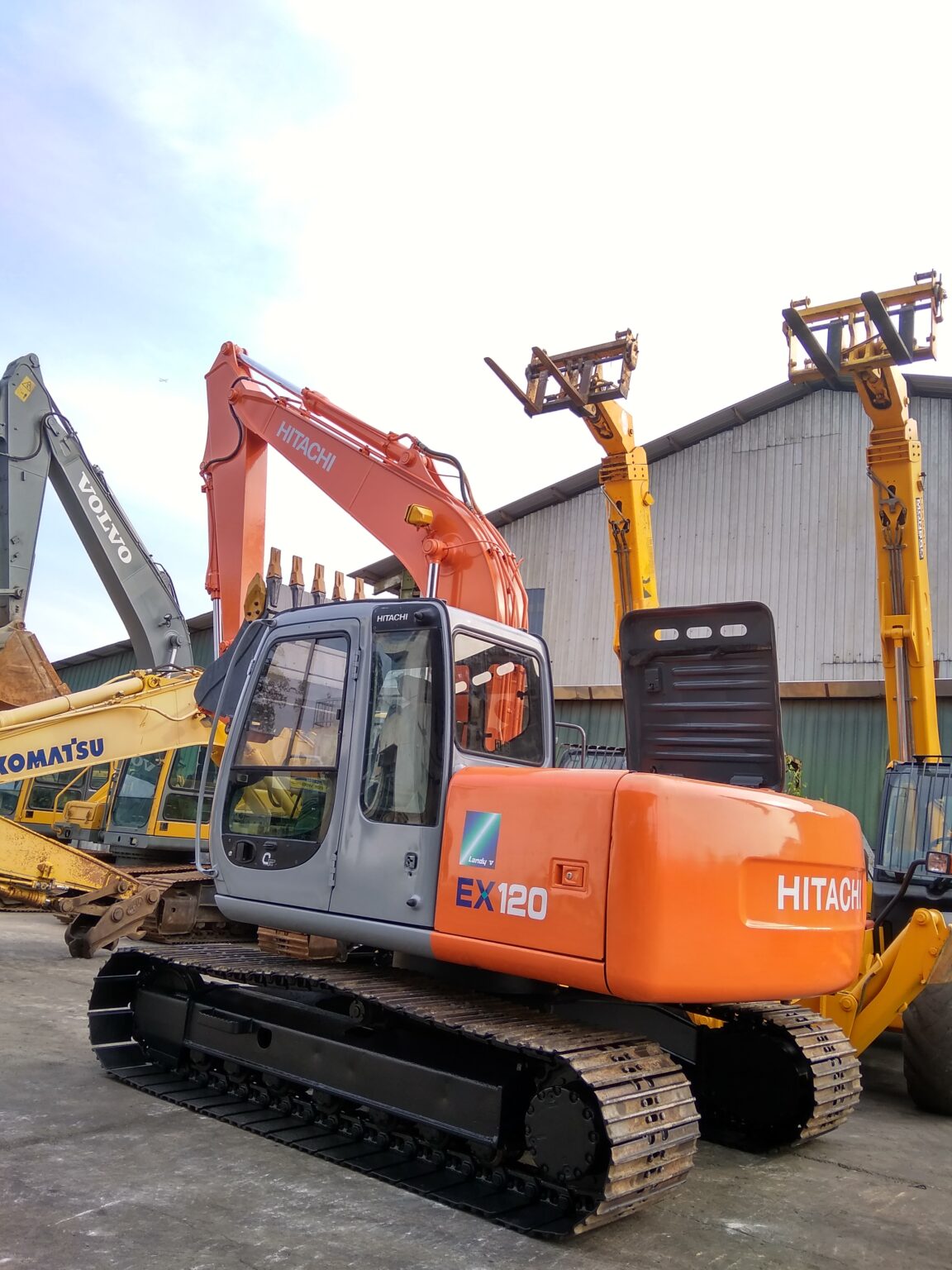 Excavator Hitachi EX120-5E - for rent and for sale