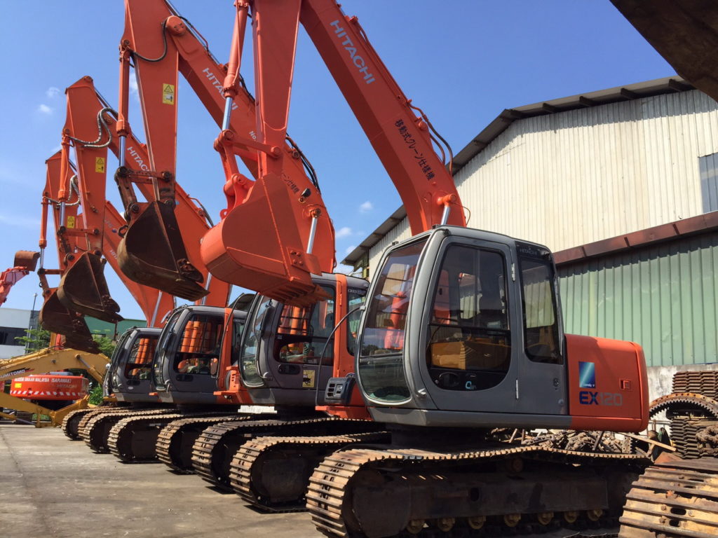 Excavator Hitachi EX120-5 - for rent and for sale